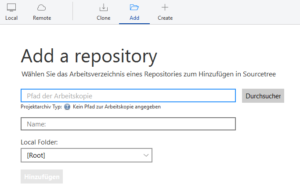 Wie man ein vorhandenes lokales Projekt in ein Git-Repository commited ...